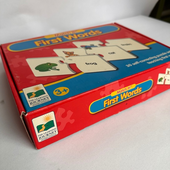 Toys | The Learning Journey Match It First Words 3 Self Correcting ...